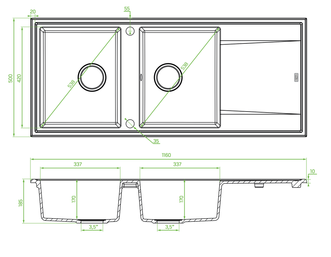 Laveo Kitchen Sinks – CBS DECOR